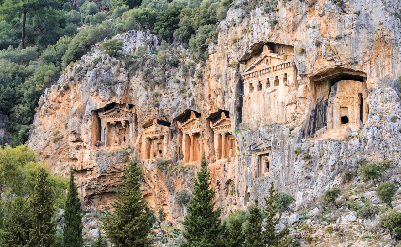 What makes the Lycian Rock-Cut Tombs so unique? | Blue Guide